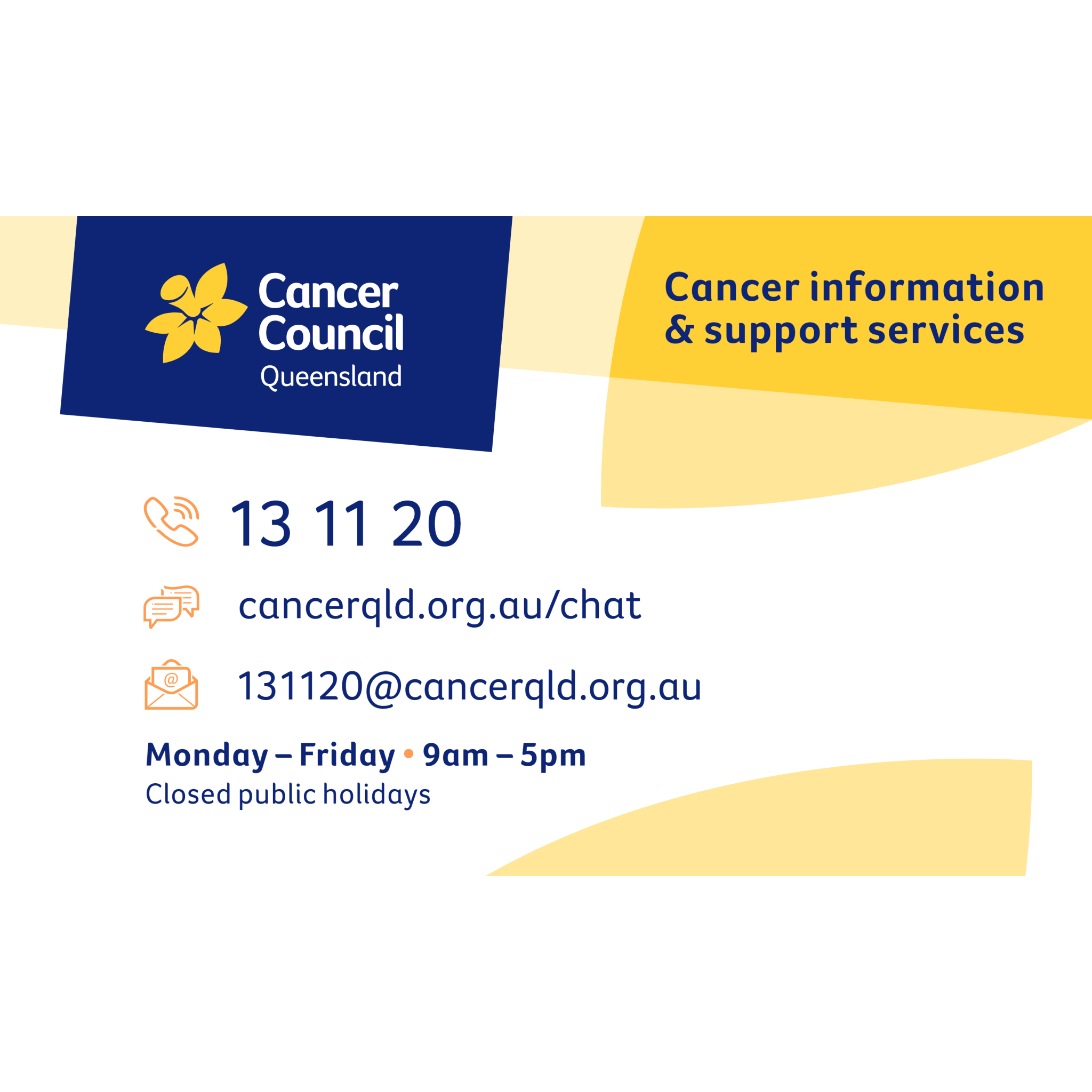 Products – Cancer Council Queensland Resources