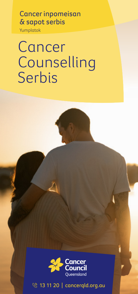 Cancer Counselling Brochure (Yumplatok) – Cancer Council Queensland ...