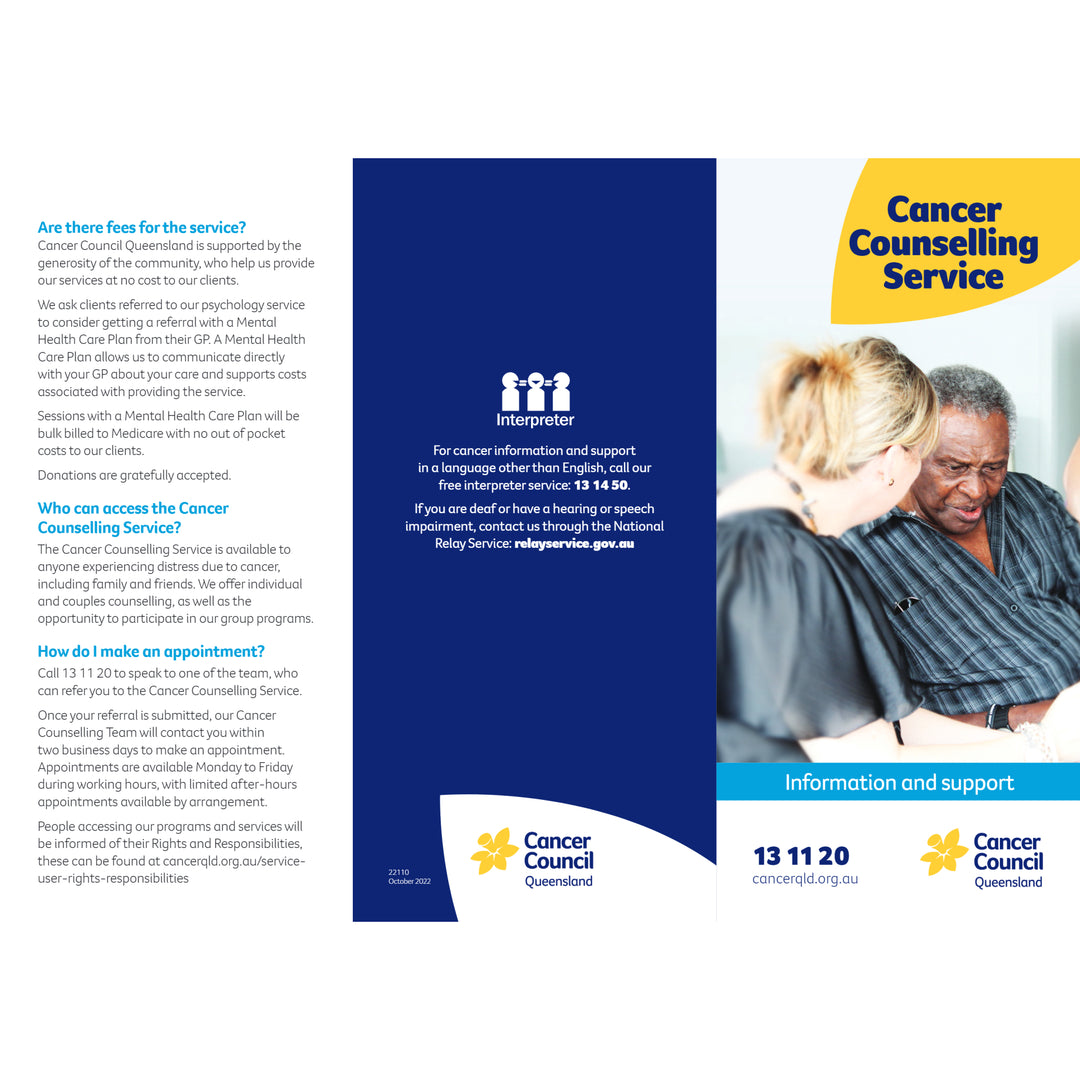 CCQ Services – Cancer Council Queensland Resources
