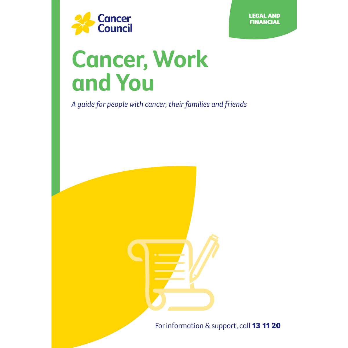 Cancer, Work and You – Cancer Council Queensland Resources