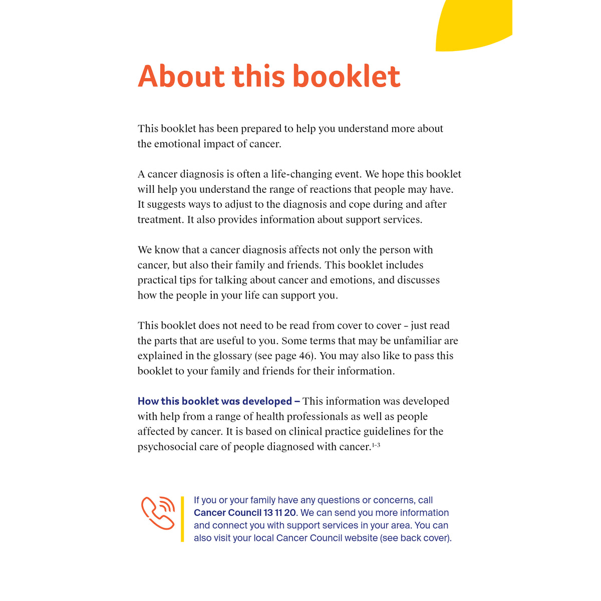 Emotions and Cancer – Cancer Council Queensland Resources