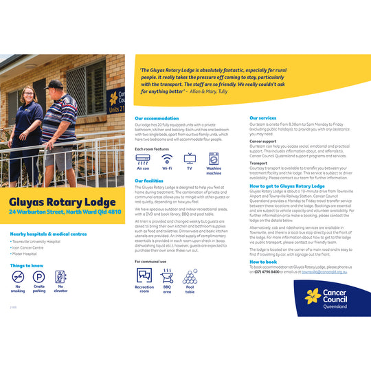 CCQ Services – Cancer Council Queensland Resources