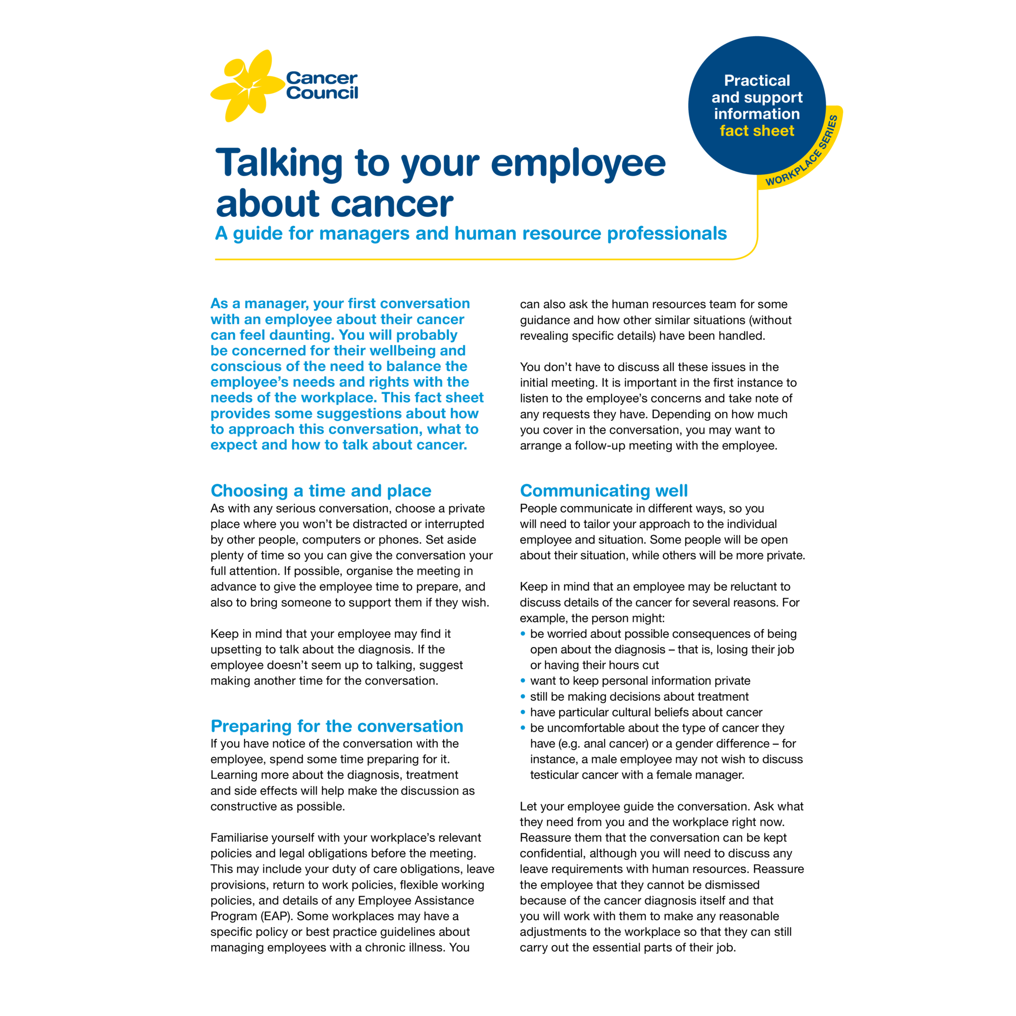 Products – Page 5 – Cancer Council Queensland Resources