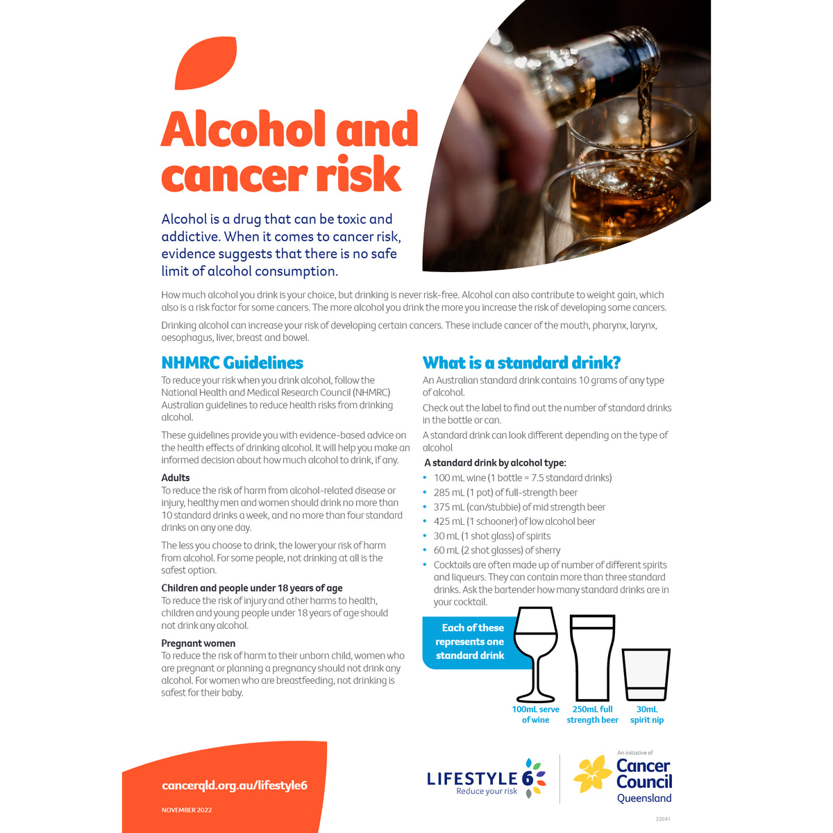 Lifestyle 6 Alcohol and cancer risk – Cancer Council Queensland Resources