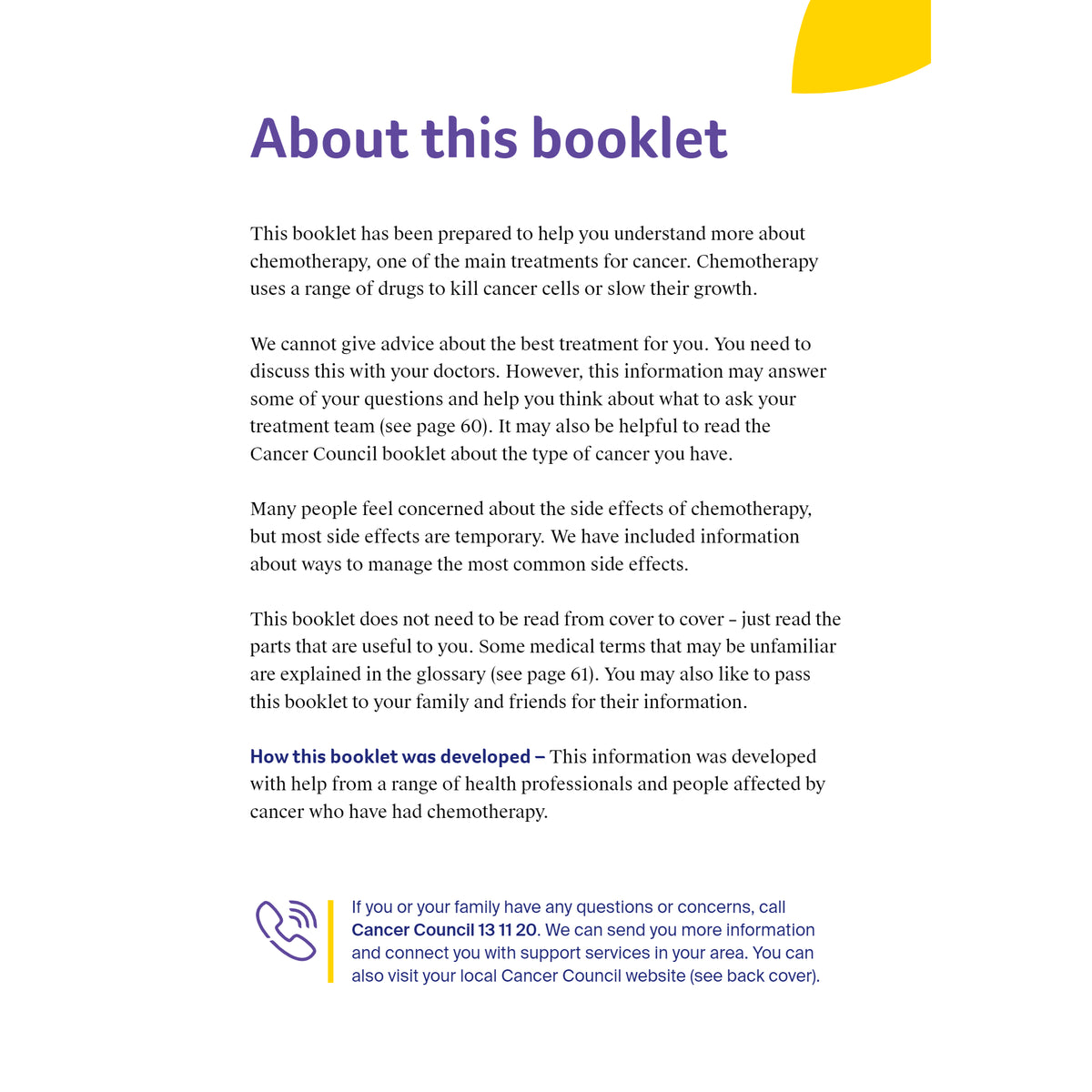 Understanding Chemotherapy – Cancer Council Queensland Resources