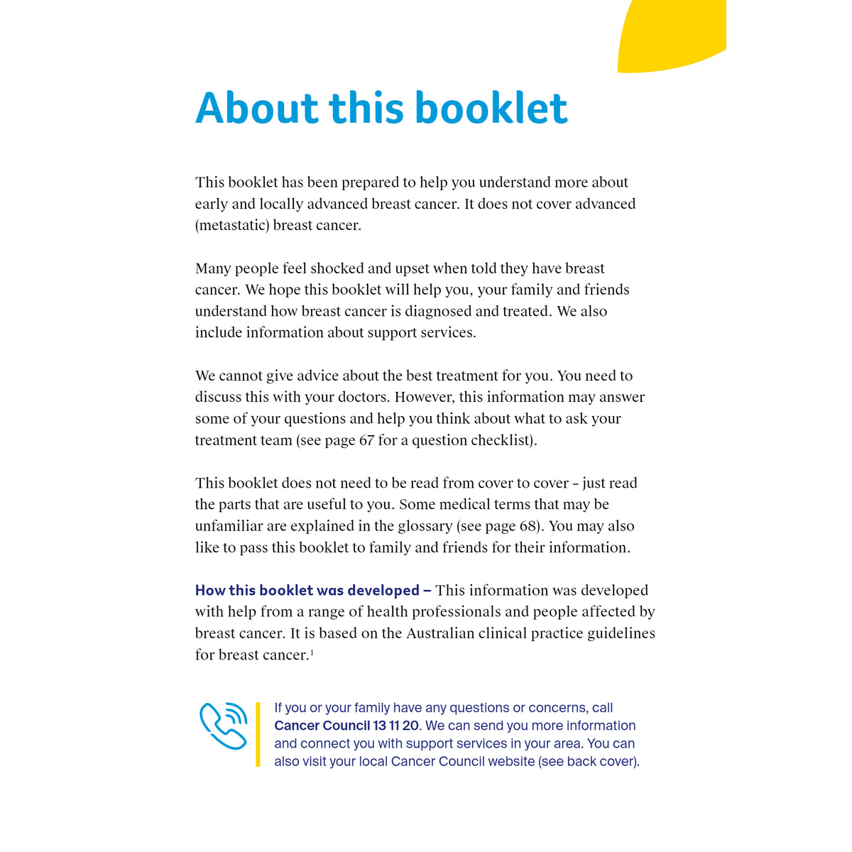 Understanding Breast Cancer – Cancer Council Queensland Resources